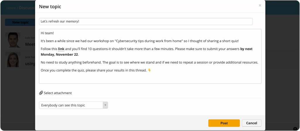 Online Discussion Boards: How To Engage Learners and Reinforce Learning