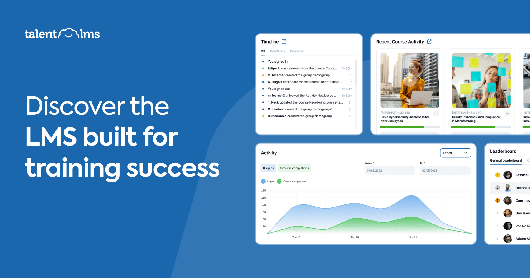 Your online training gets easier than ever | TalentLMS